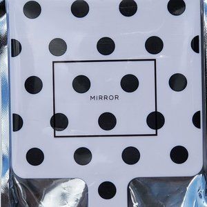 Makeup | Handheld Mirror With Black White Polka Dots Nwt | Poshmark